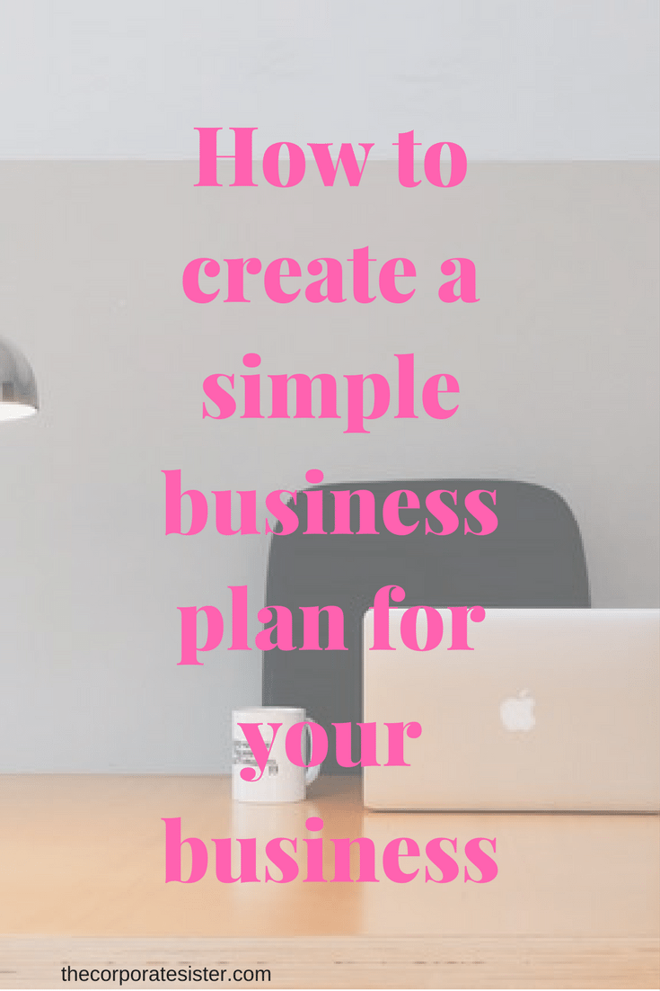 How to Create a Simple Business Plan for your Business | The Corporate ...